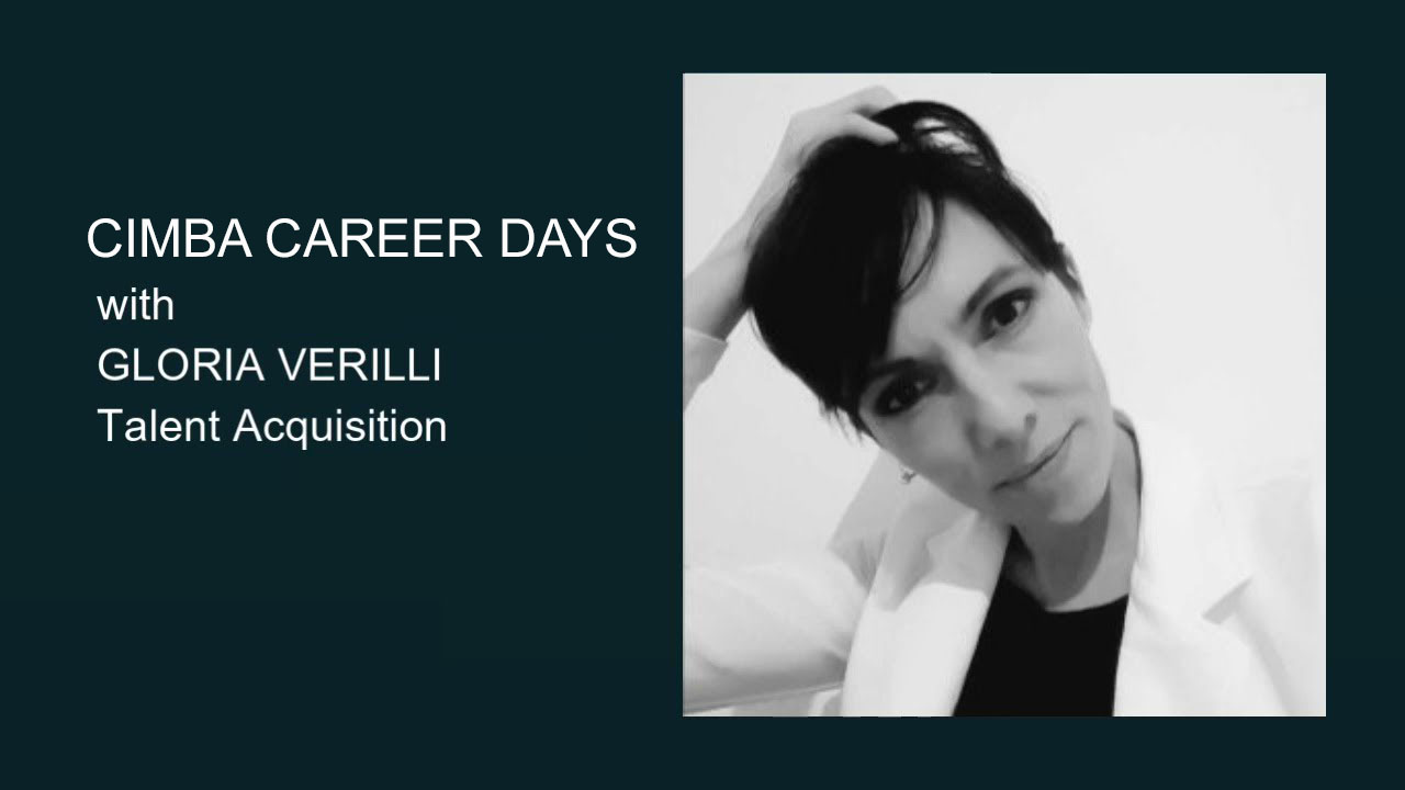 Career Days CIMBA, intervista a Gloria Verilli - Be Your Best
