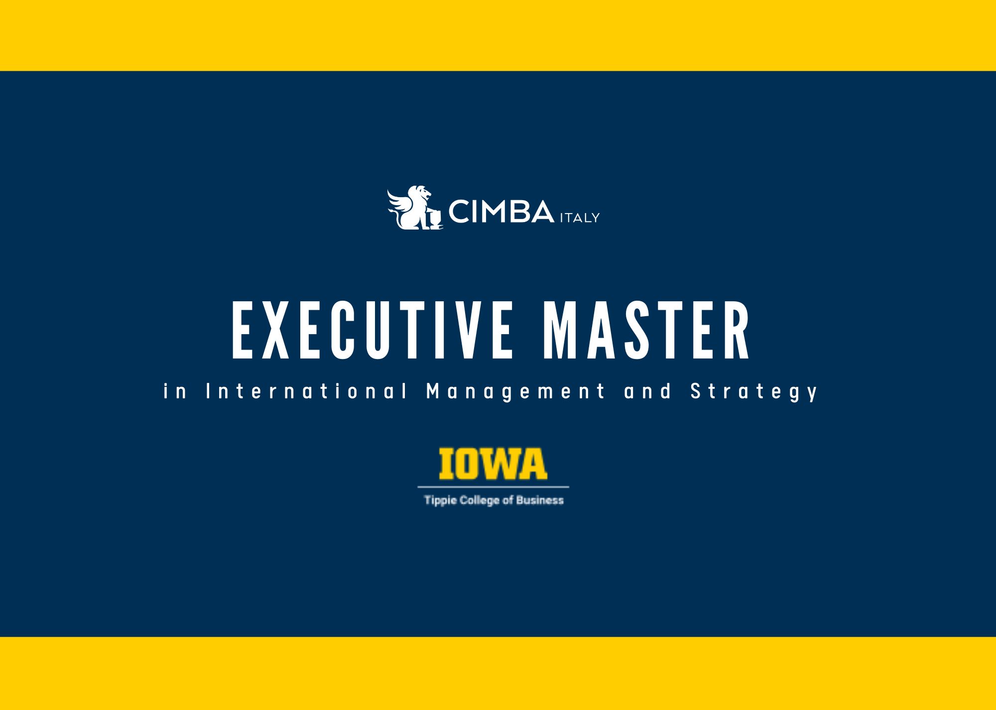 Come si è evoluto l’Executive Master di CIMBA & University of Iowa ...